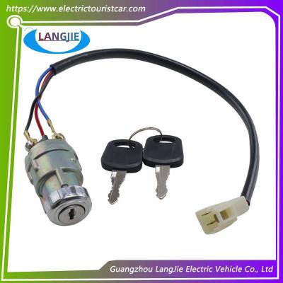 China Golf Cart Power Key Switch Ignition Switch 2-Wire And 3-Wire for sale
