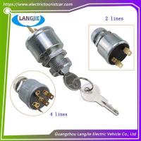 China Golf Cart EZGO PDS 4-Wire Power Lock TXT Patrol Car 2-Wire Key Switch for sale