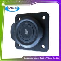 China Electric Sightseeing Car Patrol Car LVTONG 48V Genuine Black Charger Socket for sale