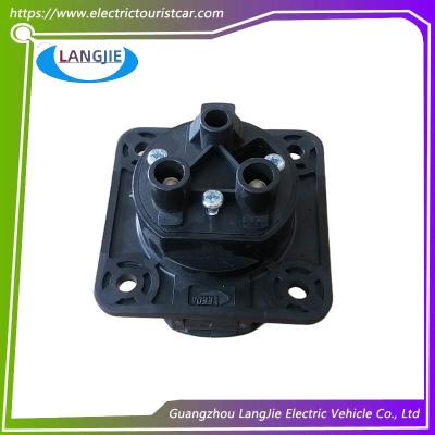 China Electric Sightseeing Car Patrol Car LVTONG 48V Genuine Black Charger Socket for sale