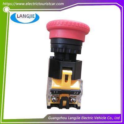 China Electric Sightseeing Bus Marshell Mushroom Head Emergency Button Switch Accessories for sale