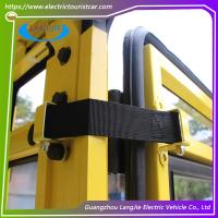 China Four Wheels Electric Shuttle Bus 23 Seats With Door / Electric Mini Bus AC Motor for sale