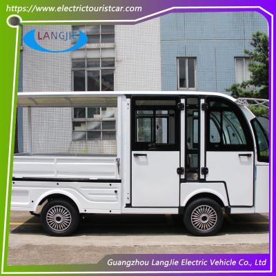 China White Hospital Electric freight Car 20% Climbing Ability 30km/H Max Speed for Park for sale