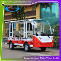 China 11 Seater Climbing Ability 20% Electric Tourist Car with Medical Chest for Airport for sale