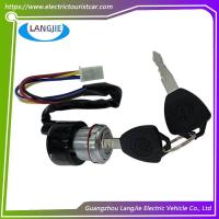 China Electric Sightseeing Patrol Car Marshell 4-Wire Key Start Switch Parts for sale