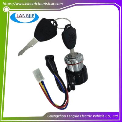 China Marshell Electric Car 4-Wire Ignition Switch Lock For Sightseeing Cars Universal For Vintage Cars for sale
