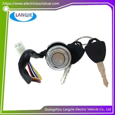 China Electric Sightseeing Patrol Car Vintage Car Accessories Marshell Key Switch for sale
