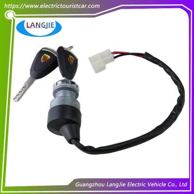 China Golf Cart LVTONG 2-Wire Universal Start Lock Cylinder Complete Set Of Key Switch Assembly for sale