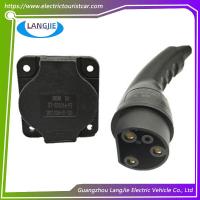 China Four-Wheel Sightseeing Car Charging Plug And Socket LVTONG Golf Car Charging Cable 0-220V Universal for sale