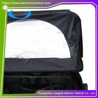 China EZGO Four Wheel Golf Cart Black PVC Rain Cover Foldable for sale