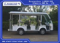 China Fashion White 11 Person Electric Sightseeing Bus For Hotel / Real  Estate for sale