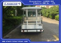 China Fashion White 11 Person Electric Sightseeing Bus For Hotel / Real  Estate for sale