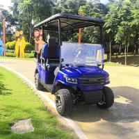 China 48V Battery Operated Luxury 4 Seaters Electric Golf Cart With 80-100km Range for sale