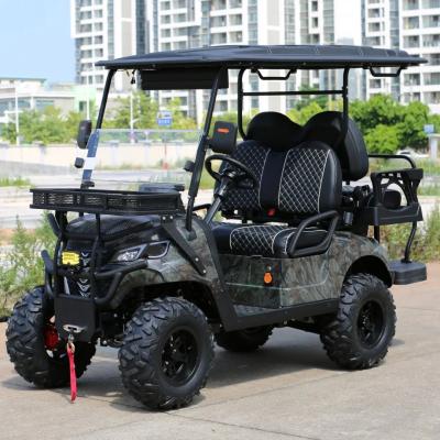 China 4-Seat Electric Golf Cart With 14-Inch Off-Road Tires Q235 High-Strength Chassis And 10-Inch Multimedia Screen for sale