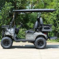 China 4-Seat Electric Golf Cart With 14-Inch Off-Road Tires Q235 High-Strength Chassis And 10-Inch Multimedia Screen for sale