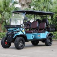 China Luxury 6 Seater Electric Golf Cart with 72V/48V Lithium Battery 40km/h Max Speed and 80km Range for sale