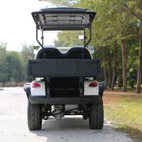 China 4 Seats Electric Golf Cart With Cargo Box 48V Maintenance-Free Battery And High-Strength Chassis for sale