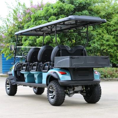 China 6 Seats Electric Golf Cart With 10-Inch Multimedia Screen Q235 High-Strength Chassis And 510kg Max Loading for sale