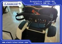 China Beige Color Energy Saving 2 Person Golf Cart For Leisure Place / Stadium for sale