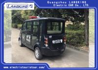 China Black 6 Seater  Electric Patrol Car 18% Climbing Ability Load Model X065 for sale