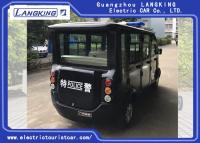 China Black 6 Seater  Electric Patrol Car 18% Climbing Ability Load Model X065 for sale