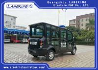China Black 6 Seater  Electric Patrol Car 18% Climbing Ability Load Model X065 for sale