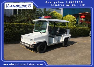 China 4 Seater Electric Golf Cart Patrol Car For Security Cruise Car With Caution Light for sale