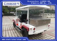 China Red / White Five Seats Electric Patrol Car With Bucket HS CODE 8703101900 for sale