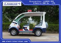 China 4 Seater Electric Golf Cart , Electric Security Carts Maintenance Free Battery Powered for sale