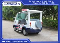 China 4 Seater Electric Golf Cart , Electric Security Carts Maintenance Free Battery Powered for sale