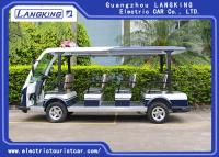 China 11 Seaters Village Electric Shuttle Car 72V/5KW With Big Light On Tops Y113B for sale