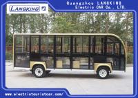 China 18 Seater  Electric Sightseeing Bus For Campus / Villages / Airports / Terminal 72V 6.3KW DC Motor for sale