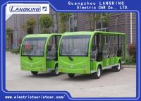 China 18 People Electric Shuttle Car With Effective Shock Absorb Without Door for sale