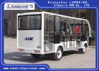 China 18 People Electric Shuttle Car With Effective Shock Absorb Without Door for sale