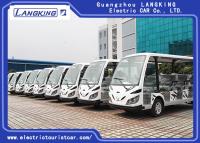 China White Color Electric Shuttle Vehicles With 11 Seater Zero Pollution Long Service for sale