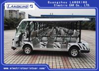 China White Color Electric Shuttle Vehicles With 11 Seater Zero Pollution Long Service for sale