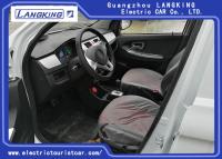 China High Speed EV Electric Shuttle Car With Battery 5 Seats Closed Door Mileage Range 135KM for sale