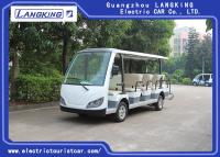 China Small Electric Shuttle Car , 14 People Electric Sightseeing Bus Max.Speed 28 km/h for sale