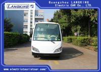 China Cool 11 Seats Cargo Electric Sightseeing Vehicle With Small Toplight 72V 7.5KW for sale