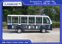China Closed Mini Electric Sightseeing Car 72V AC Motor With 14 Seaters Toplight / Dry Battery for sale