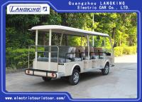 China Low Speed 72V 5.5KW Mini Electric Sightseeing Car / 14 Seats Electric Shuttle Bus for sale