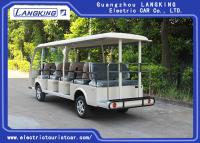 China Low Speed 72V 5.5KW Mini Electric Sightseeing Car / 14 Seats Electric Shuttle Bus for sale