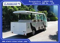 China 14 Seater Electric Shuttle Car Equipped With Effective Shock Absorb With Door for sale
