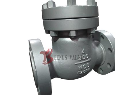 China Ansi 900LB API594 Swing Check Valve A216 WCB Flanged RJ Ends B.C Type NRV Valves for sale