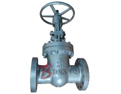 China Api600 WCB Gate Valve 600LB Rising Stem B.B. Double Flanged RF 6Inch For Oil and Gas Industry for sale