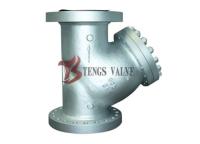 China WCB Y Type Strainer Carbon Steel , A216 600LB Liquid Pipe Y Strainer Filter for sale