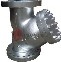China ANSI Cast Steel Y Type Strainer 600LB BW Ends Compact Design Space Saving for sale