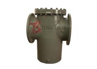 China Simplex Cast Steel Basket Strainer API 598 For Low Temperature Medium for sale