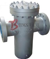 China High Pressure Basket Type Filter Fabricated Steel Flange To CL600LB Single Basket for sale
