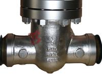 China Backseat Design Cast Steel Gate Valve , HF 600LB Butt Weld Gate Valve for sale